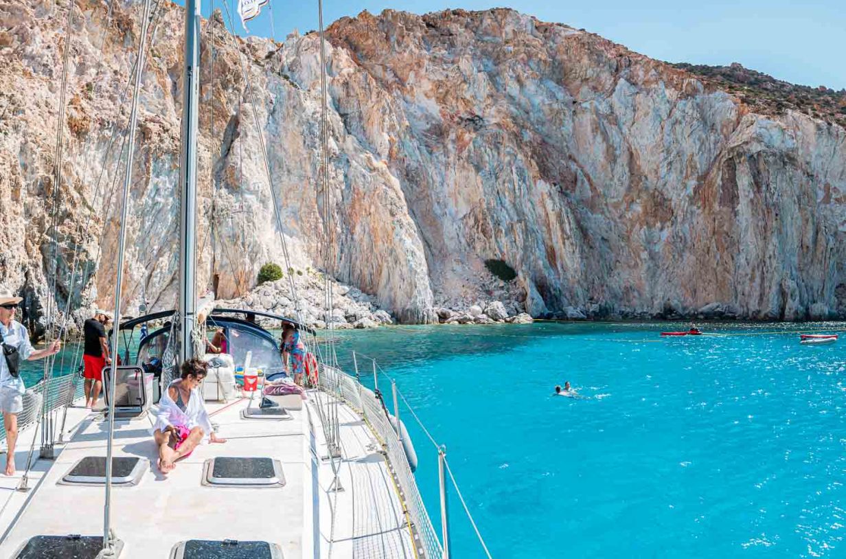 Sailing Milos: dazzling light and crystal waters – Adventures in Wonderland